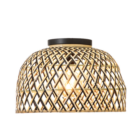 Zigzag 1 Light Natural Ceiling Light For Sale