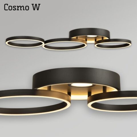 Cosmo W Led Black Ceiling Light For Sale
